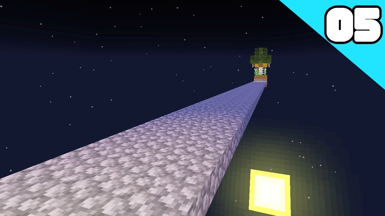Bridging Out in Minecraft Skyblock - YouTube