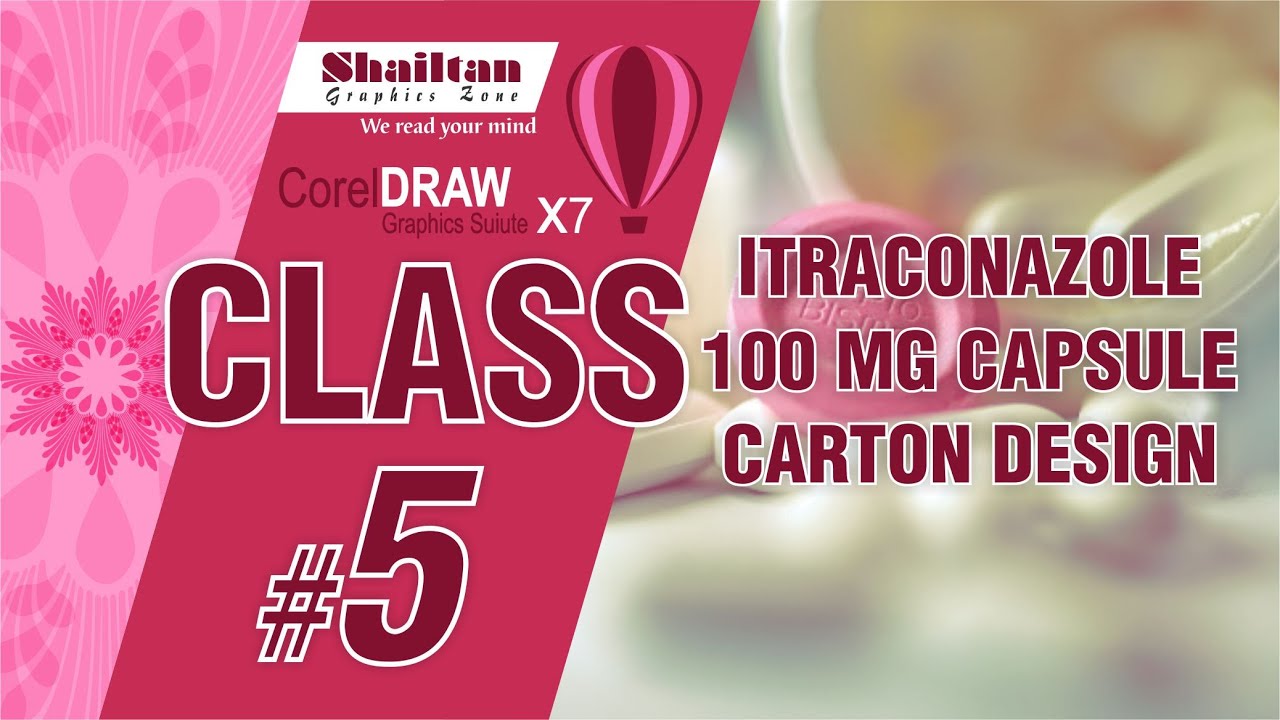 How to make a Itraconazole Capsule Packaging Design | Itraconazole ...