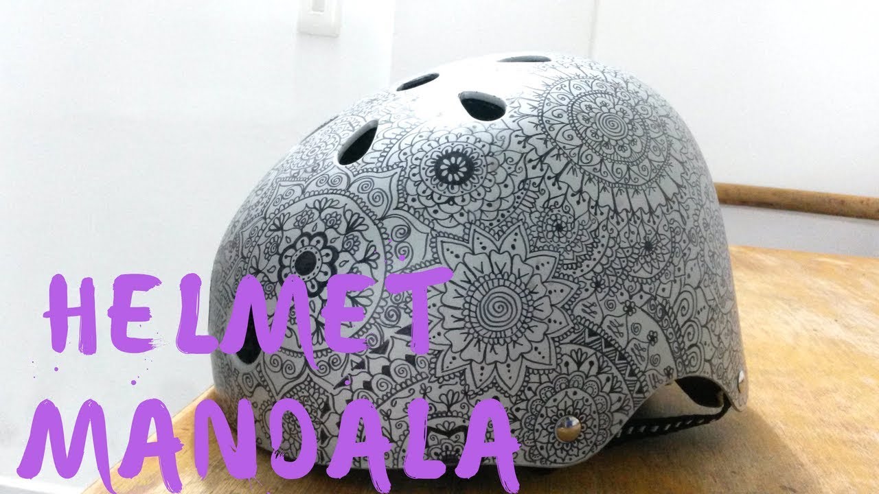 HELMET MANDALA / ZENTANGLE ART - YouTube