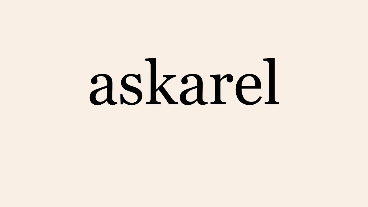 askarel - YouTube