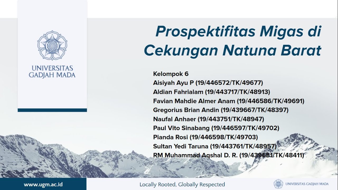 Praktikum GMB 2021 - Kelompok A6 (Prospektifitas Minyak dan Gas Bumi di ...
