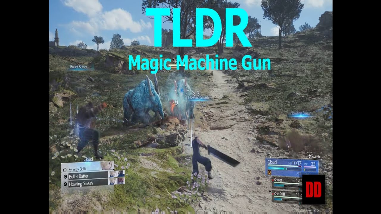 FF7R TLDR: Magic Machine Gun - YouTube