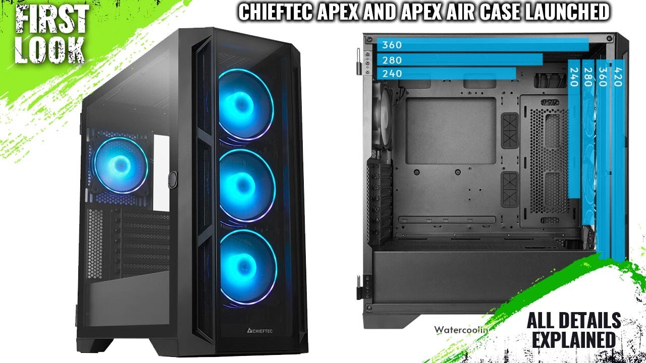 Chieftec Apex and Apex Air Cases Launched - Explained All Spec ...