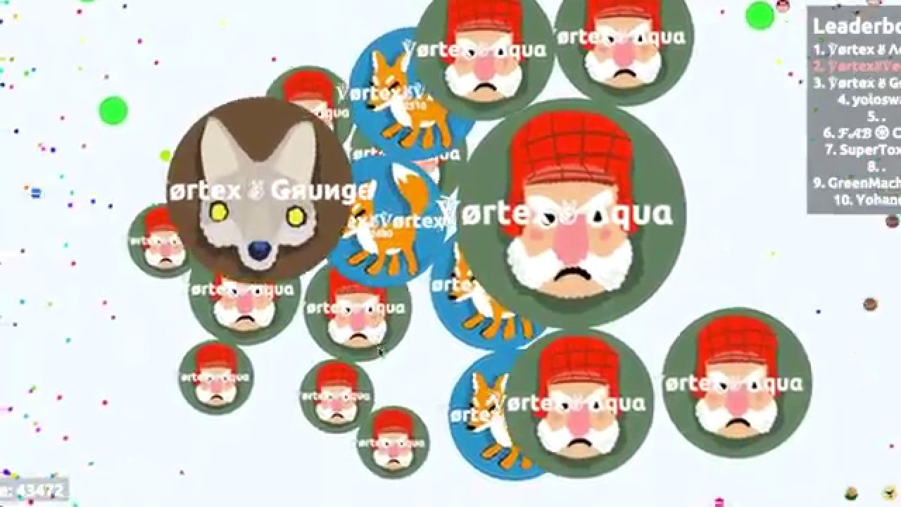 AGAR.IO VORTEX CLAN TAKE OVER| 43 000 MASS - YouTube