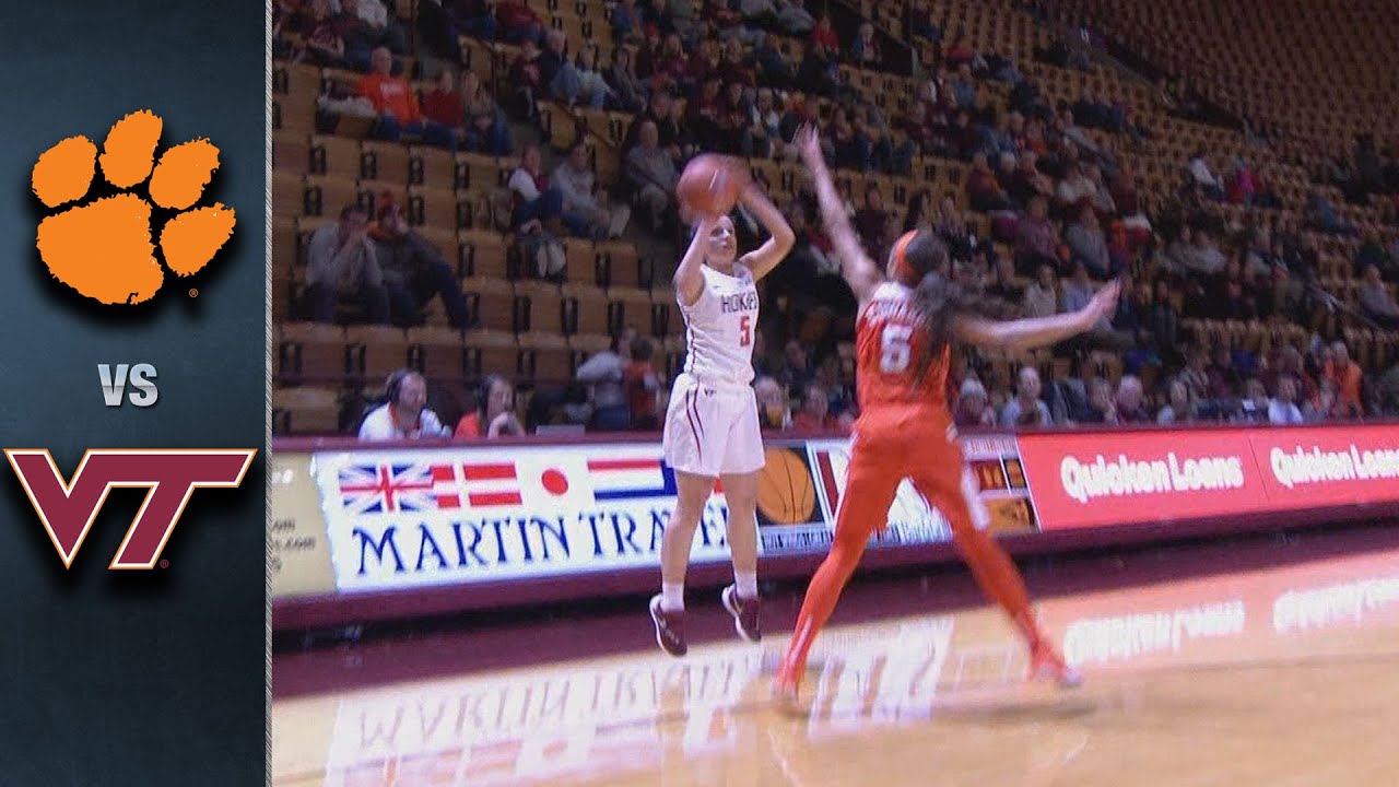 Clemson vs. Virginia Tech Women's Basketball Highlights (2015-16) - YouTube