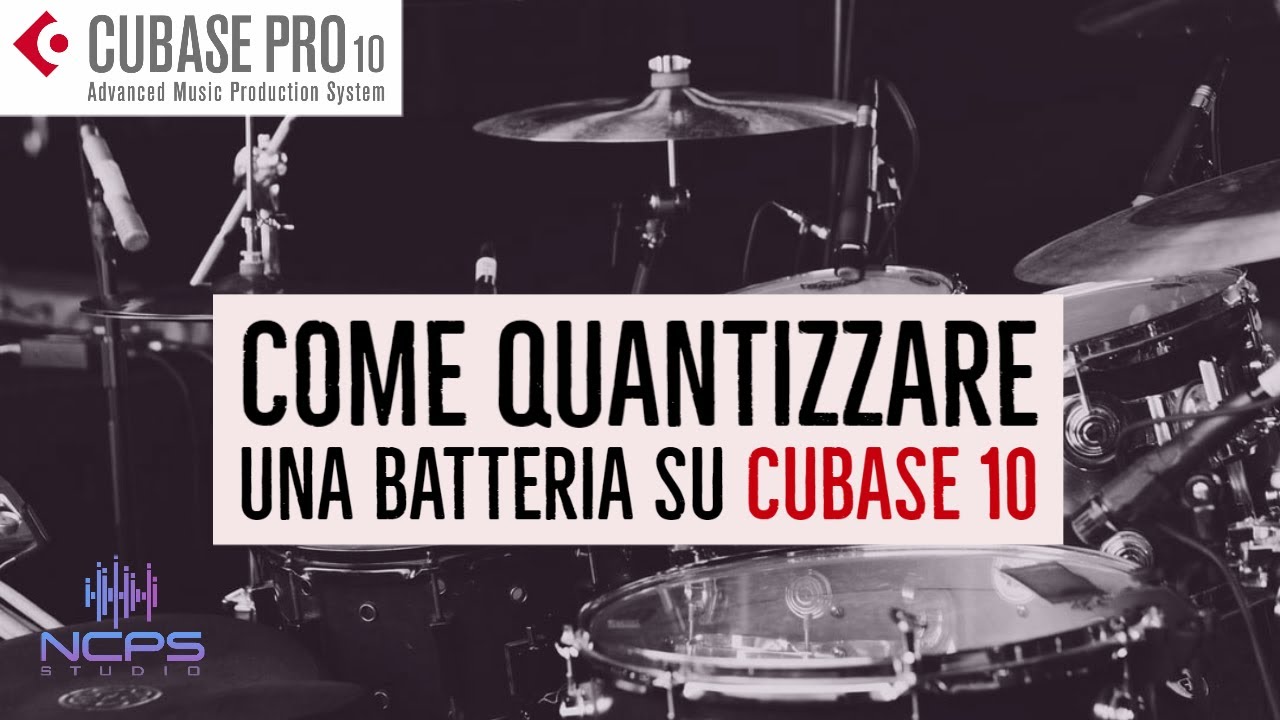 Come mettere a tempo una batteria su Cubase 10 - YouTube
