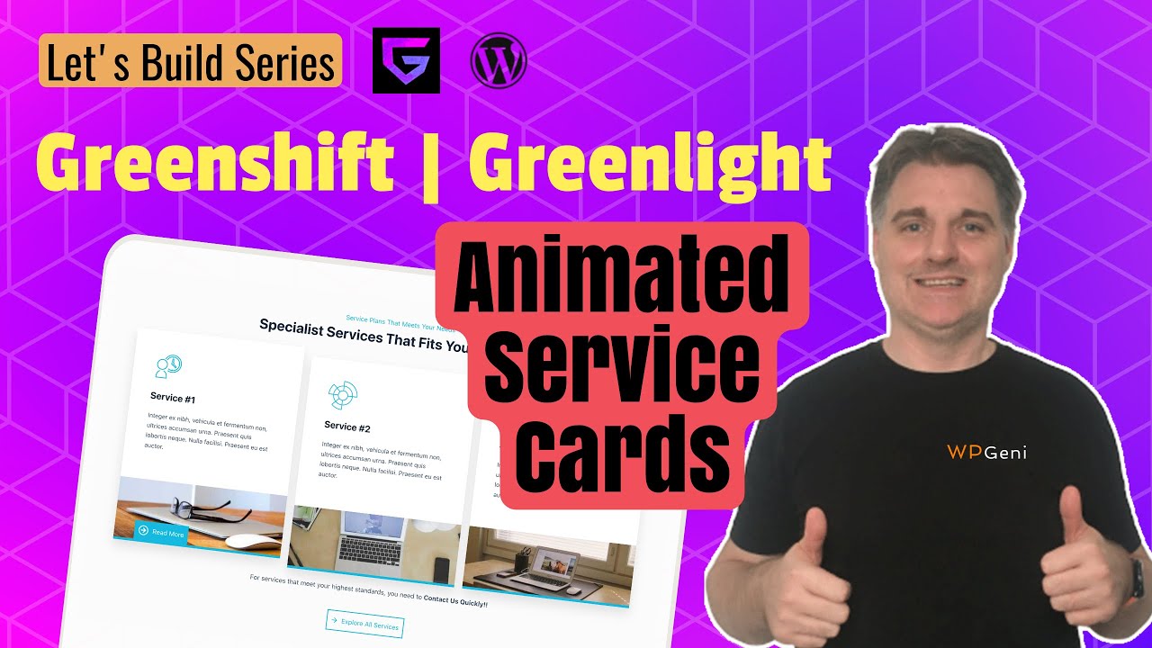 Let's Build Series | Greenshift (Greenlight) WordPress Tutorial ...