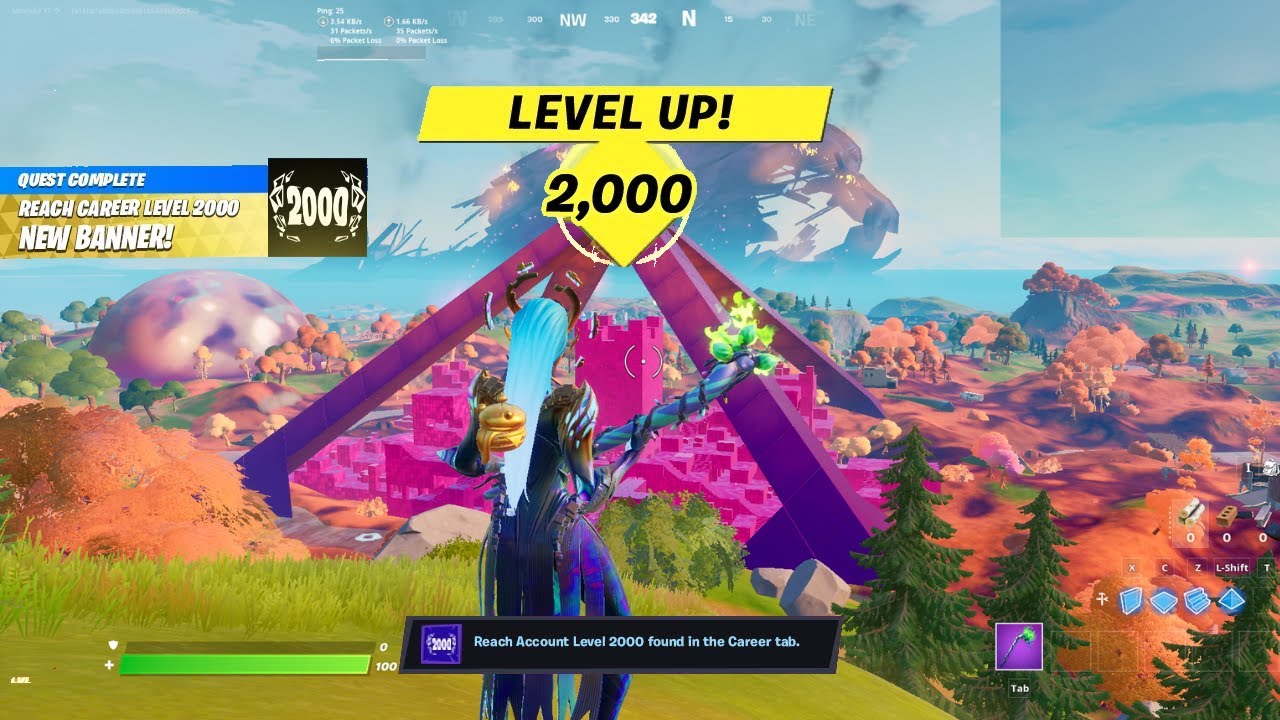 FIRST PERSON TO HIT *LEVEL 2000* in FORTNITE! (WORLD RECORD ...