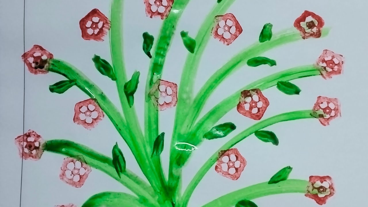 Free hand painting 🖌️🎨//easy painting for kids//art and craft 💡 - YouTube