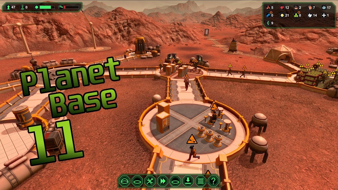 Planet Base Планета 1 Серия 11 - Построили бар и фитнес зал - YouTube