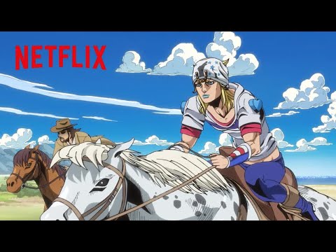 The Race Begins | STEEL BALL RUN JoJo's Bizarre Adventure | Clip | Netflix Anime