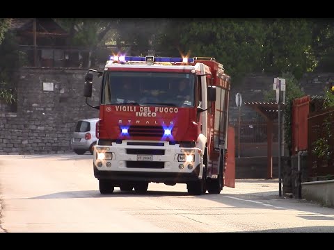 Partenza APS Stralis Vigili Del Fuoco Cantù in emergenza - Italian Fire ...