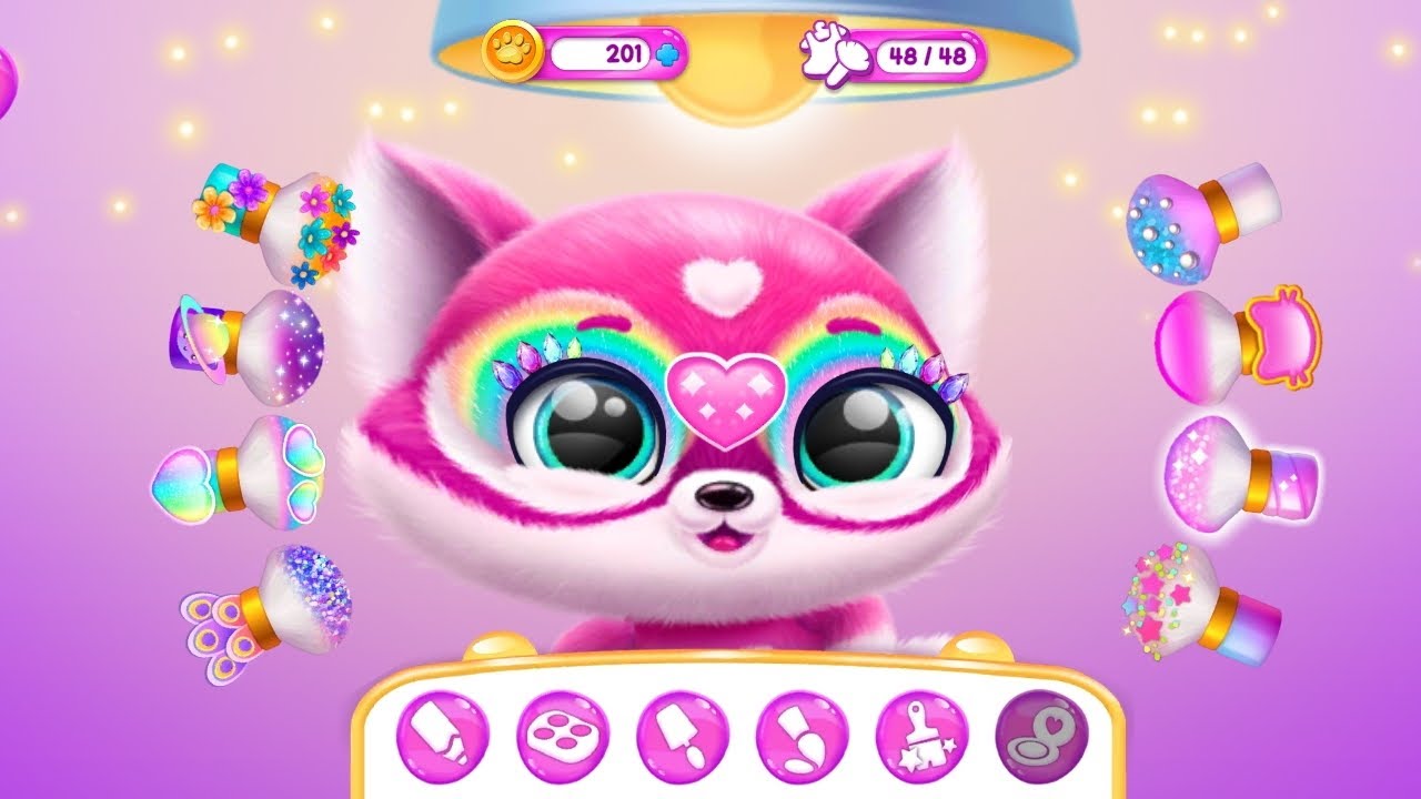 Fluvsies A Fluff to luv game New update Face paint - YouTube