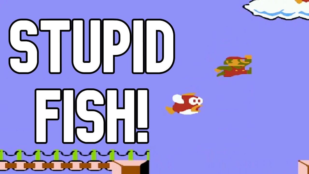 STUPID FISH! | Super Mario Bros NES | 2 - YouTube