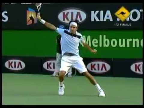 2007 Australian Open 1/2 - Federer vs Roddick - YouTube