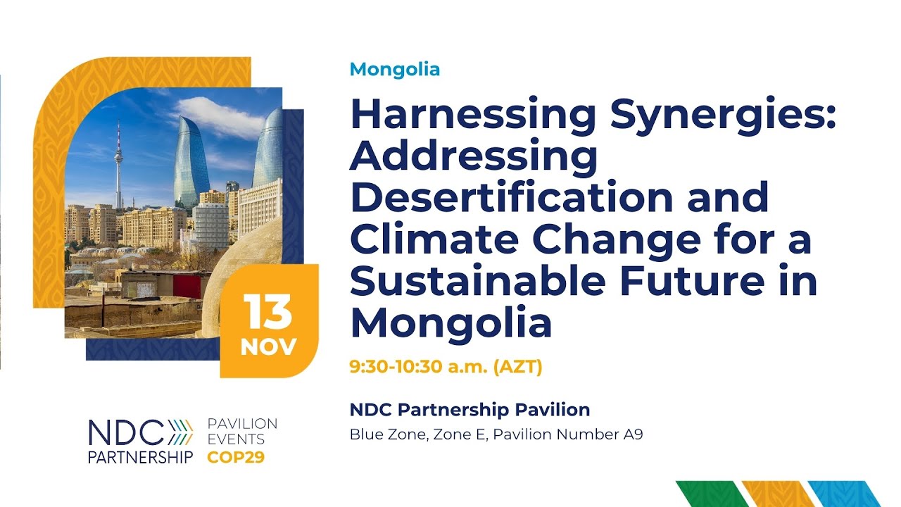 COP29: Harnessing Synergies - Addressing Desertification & Climate ...