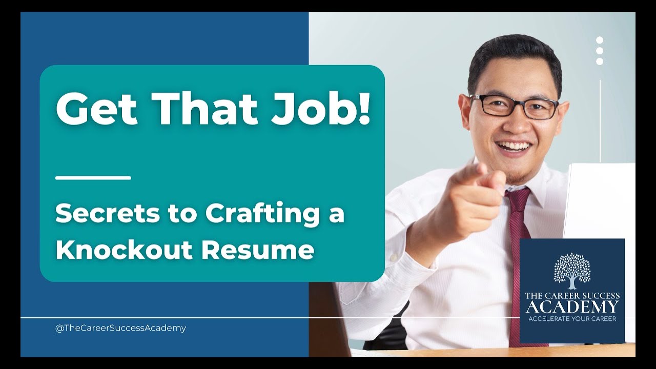 Uncover the Secret to a Job-Winning Knockout Resume! - YouTube
