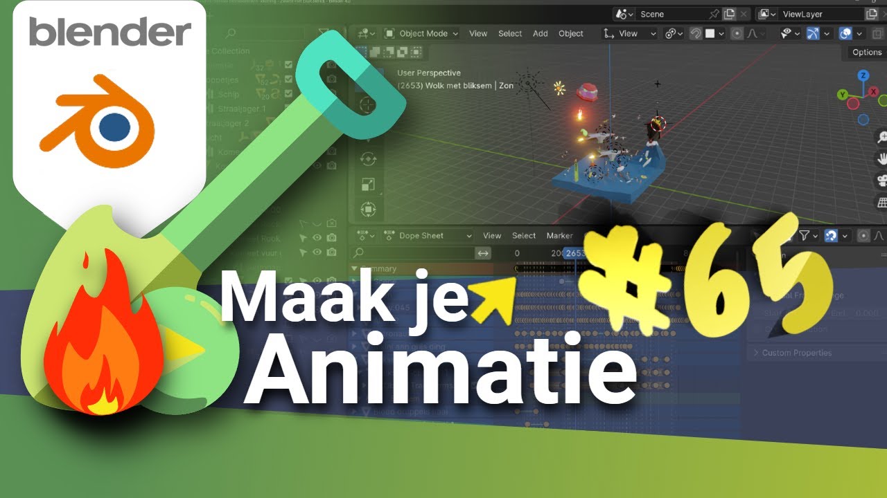 Blender #65 - Maak je animatie - YouTube