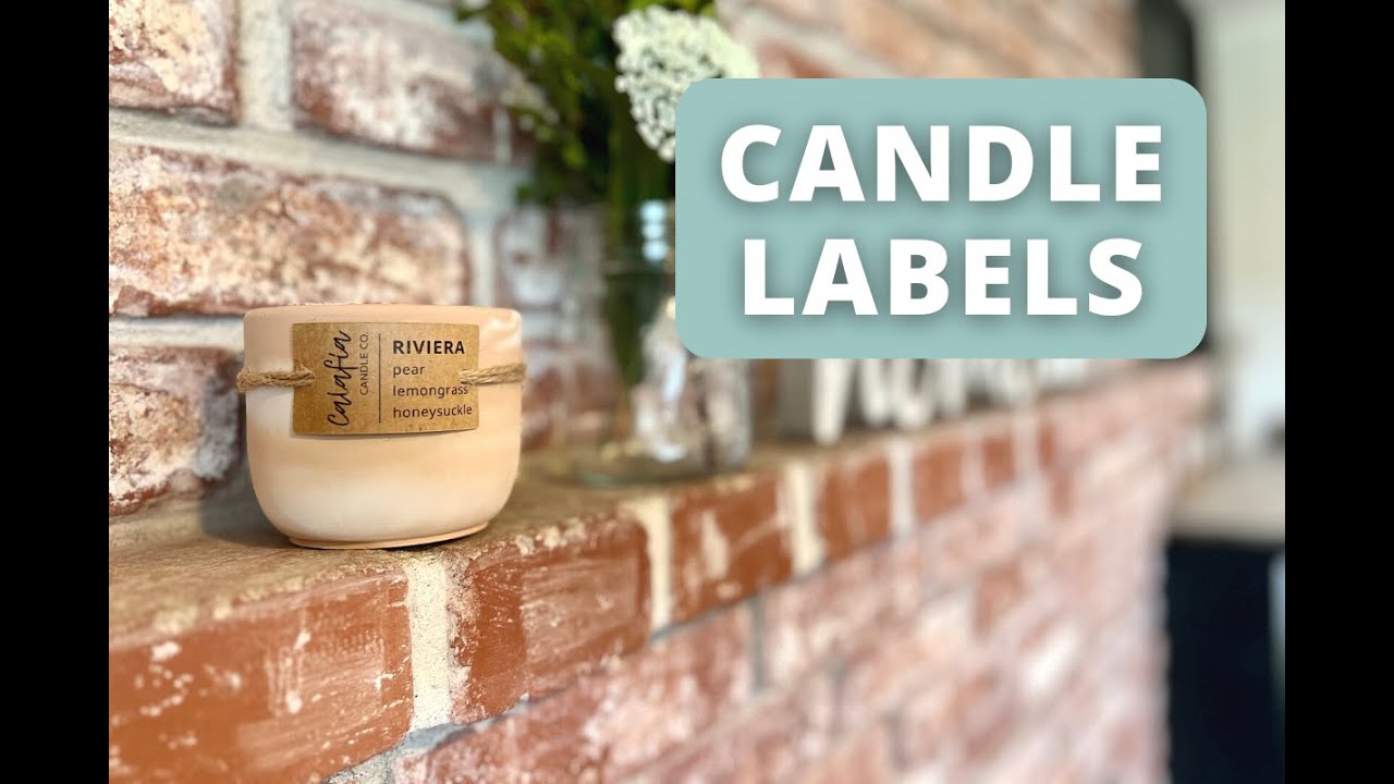How I Design/Print/Cut My Candle Labels - YouTube