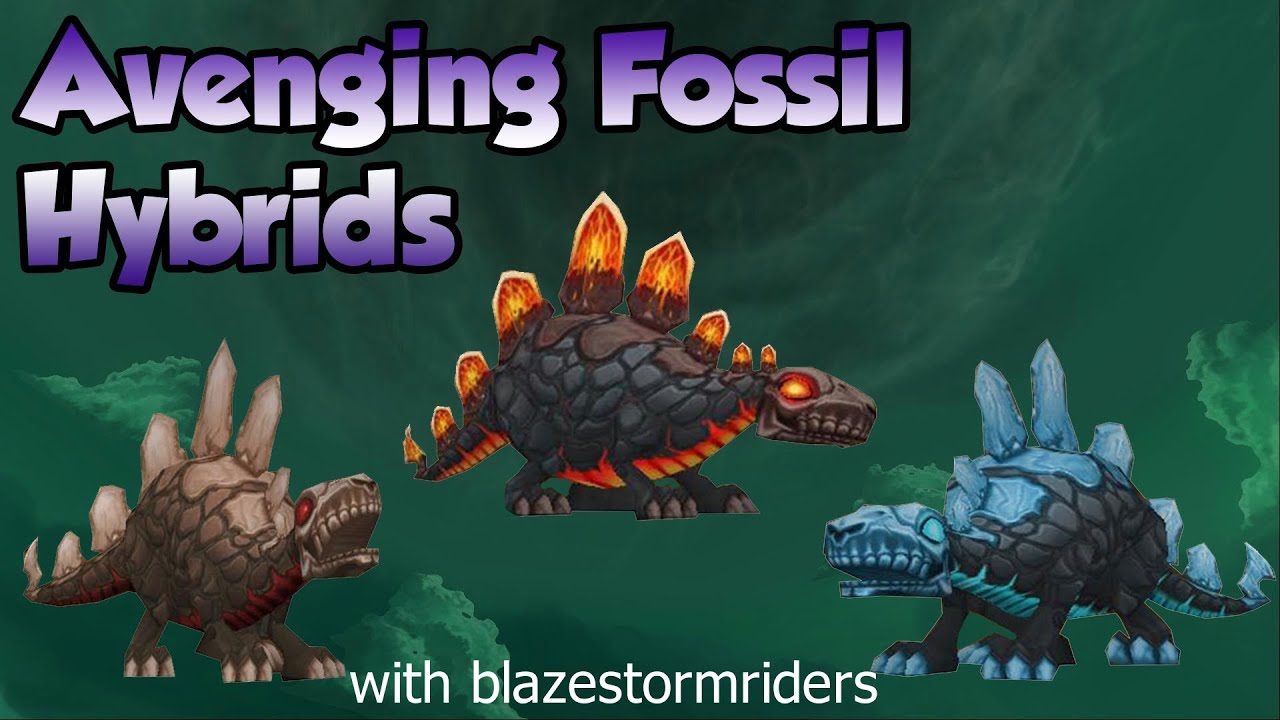 wizard 101 avenging fossil pet hybrids - YouTube