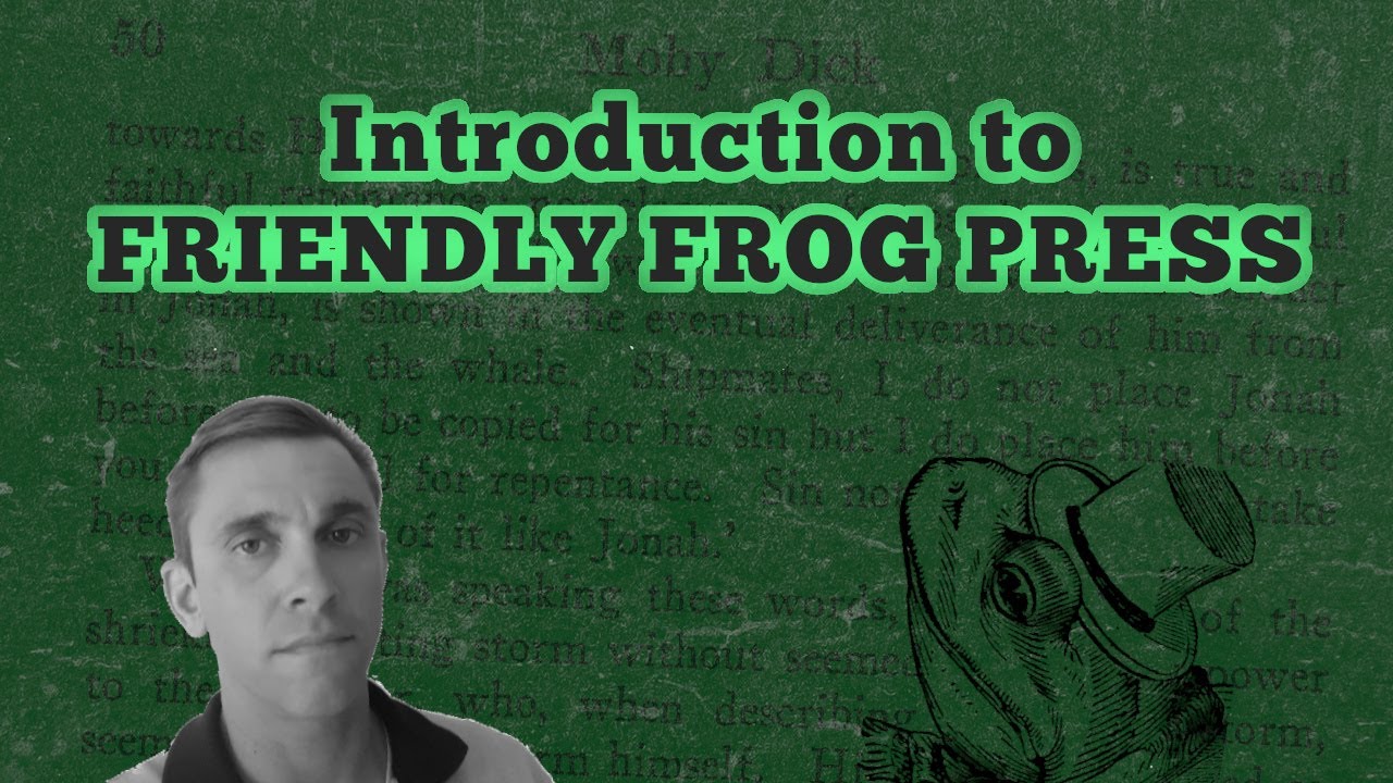 Introduction to Friendly Frog Press - YouTube