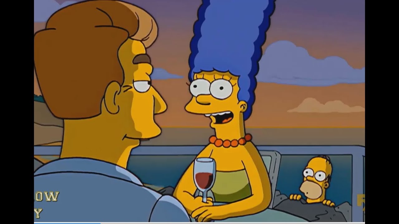 The Simpsons Homer Watches His Wife Dating Secretly Youtube