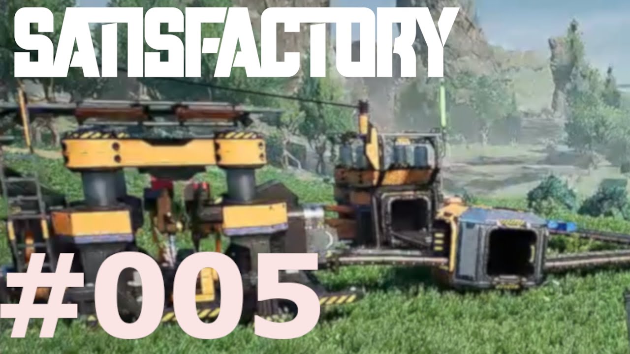 Satisfactory #005 Die Stufe 2 von den Meilensteinen hat angefangen! - YouTube