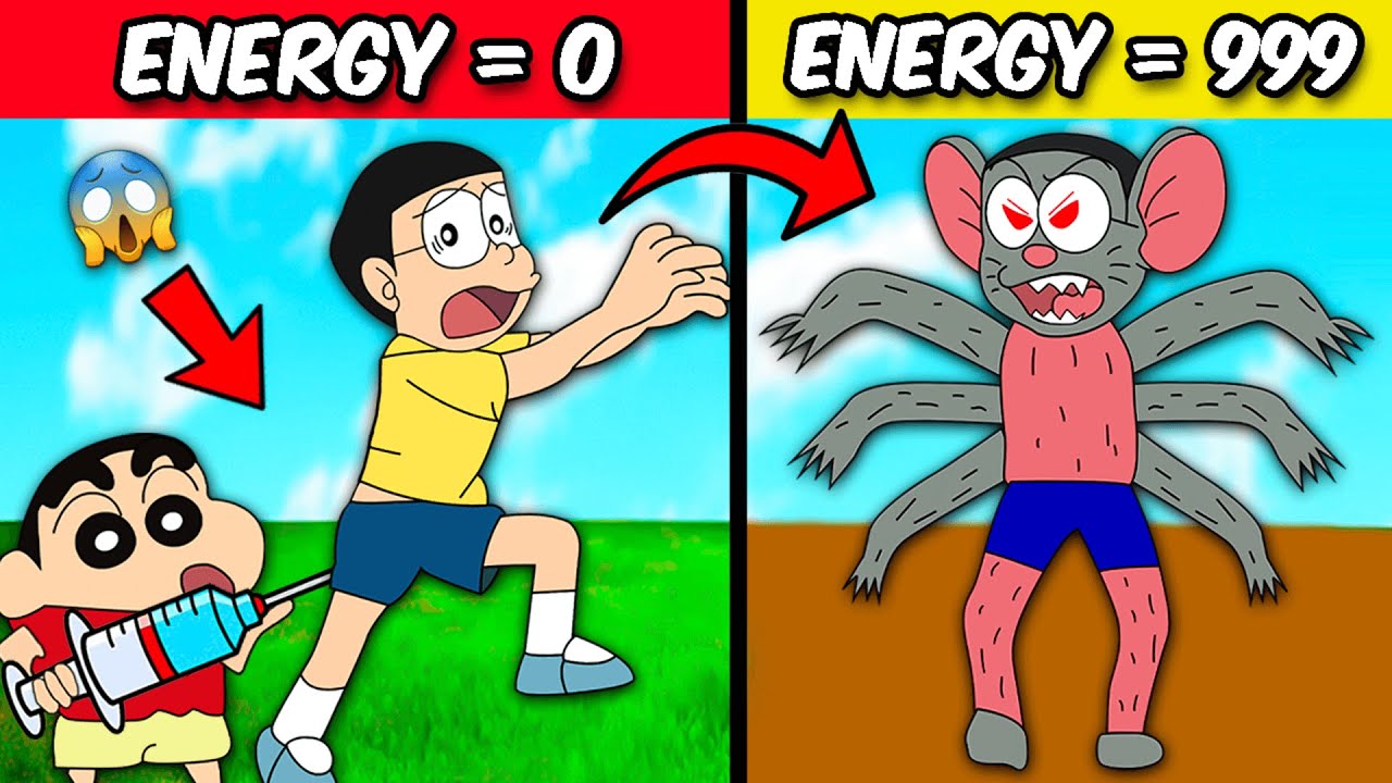 Nobita Become Monster 😱|| Funny Game || Shinchan & Nobita Game - YouTube
