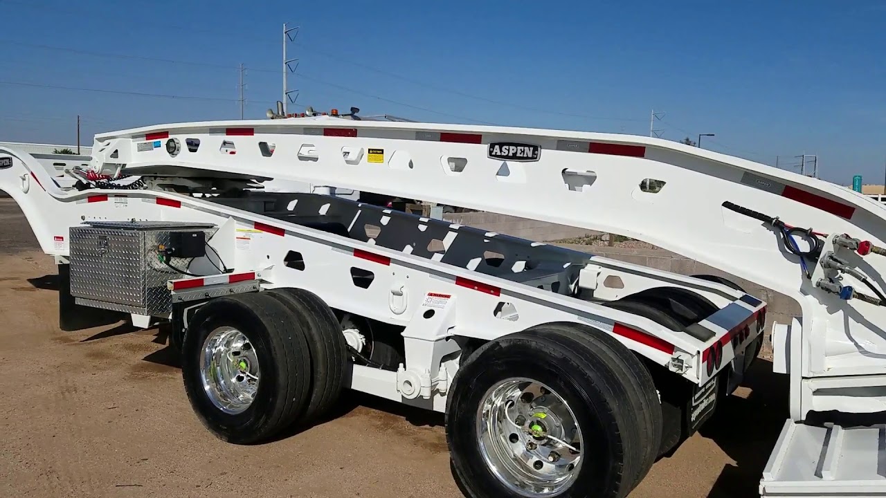 2019 ASPEN TRIPLE 16 85 TON LOWBOY, JEEP & BOOSTER For Sale - YouTube