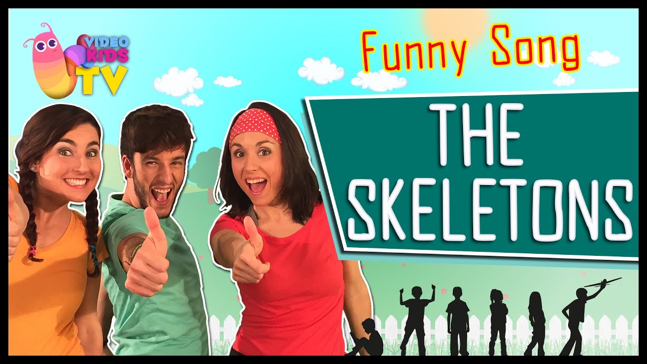 THE SKELETONS ♫♪ children's song with dance and lyrics - YouTube