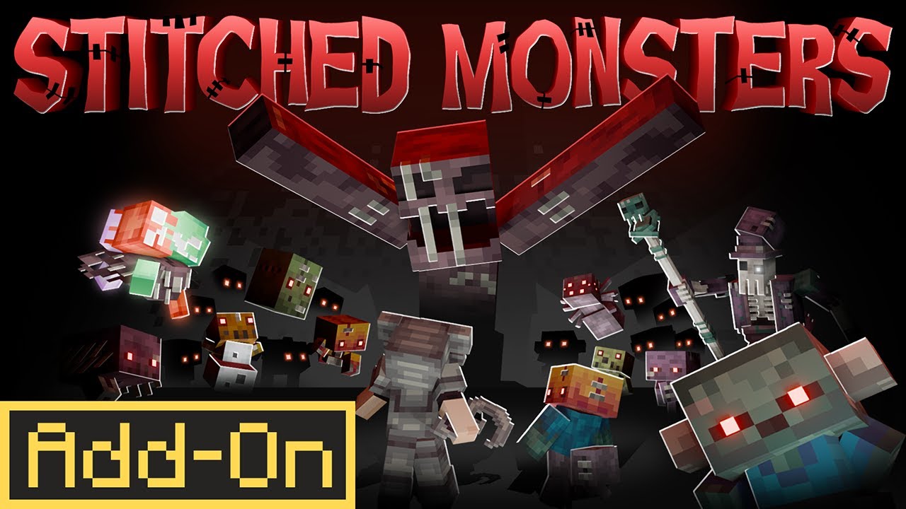 1000+ Terrifying Puppets! Stitched Monsters Addon in Minecraft Survival ...