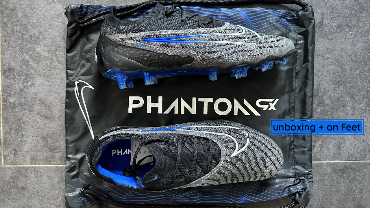 Nike Phantom GX Elite Black Shadow Pack | Erling Haaland Boot unboxing ...