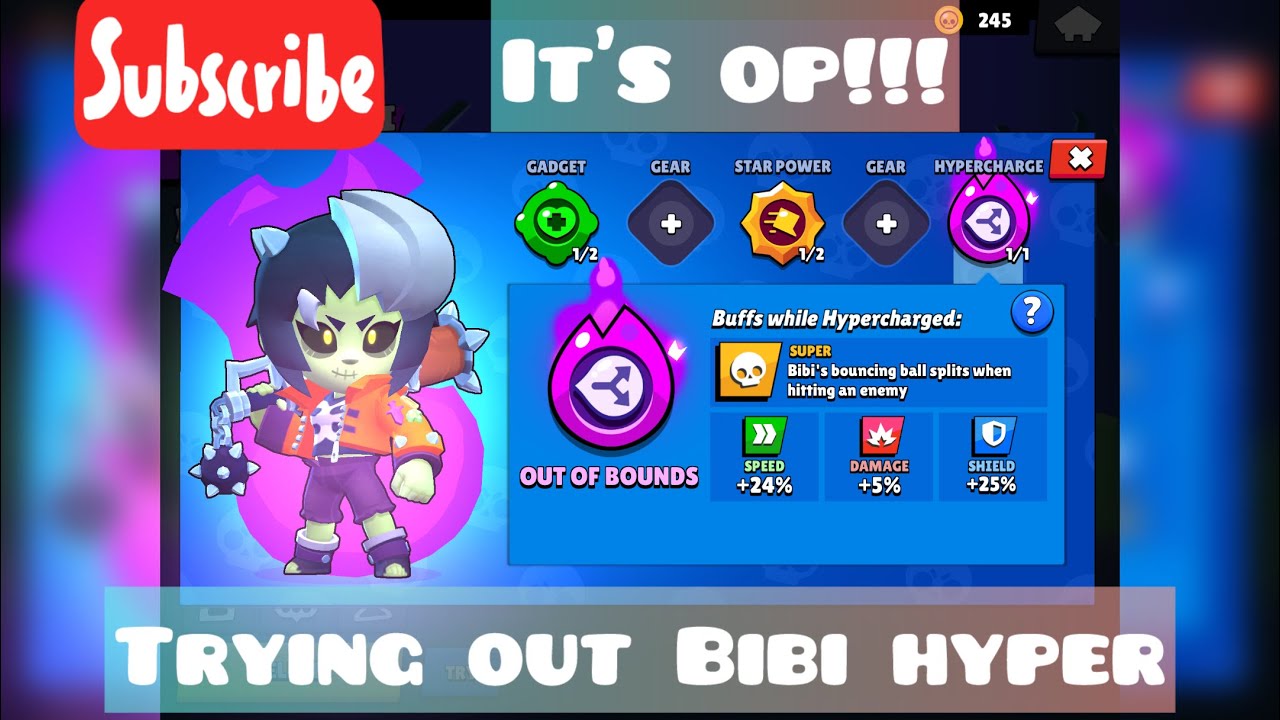 Trying out Bibi hyper charge - YouTube