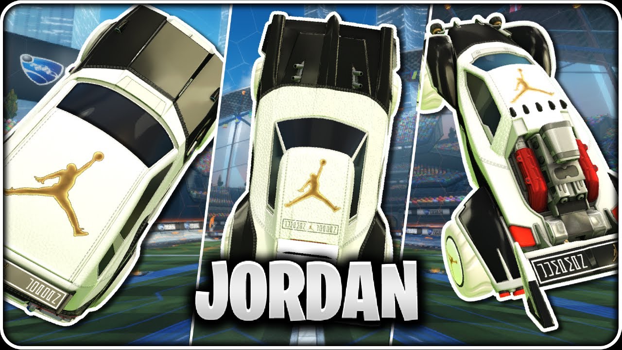 USANDO LAS NUEVAS CALCOMANIAS DE JORDAN EN ROCKET LEAGUE 🔥🚀 - YouTube