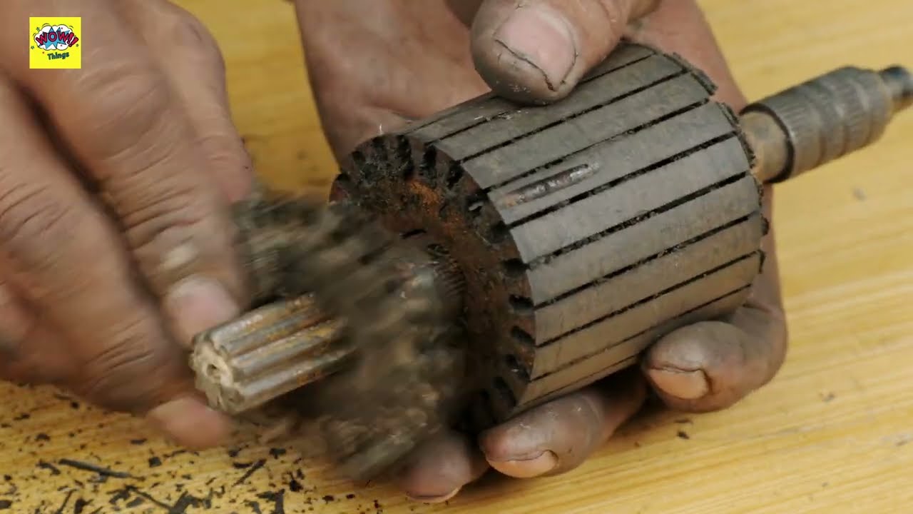 Starter Motor Incredible Transformation From Rust to Robust - YouTube