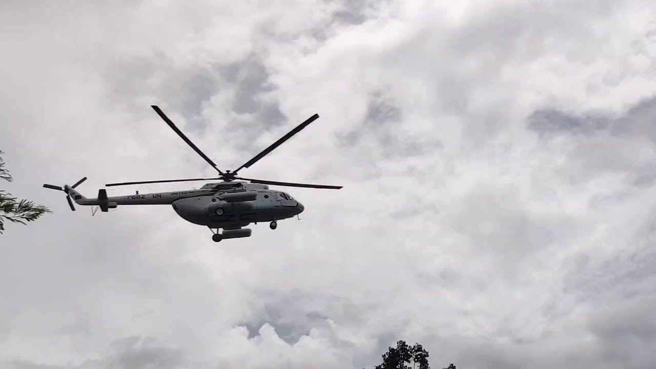 Bangladesh Army Helicopter - UN version - YouTube