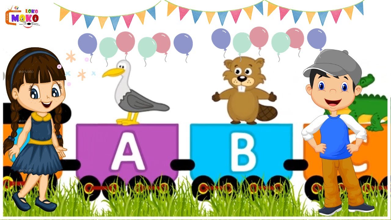 ABC Train for Kids - Learn ABC with Alphabets - ABC with Train - ABC ...