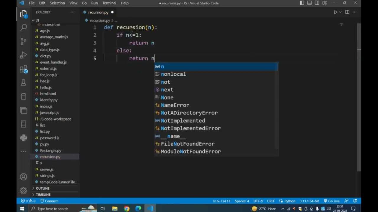 Find Sum Of The N Numbers In Python Using Recursion YouTube Find Sum Of The N Numbers In Python Using Recursion YouTube