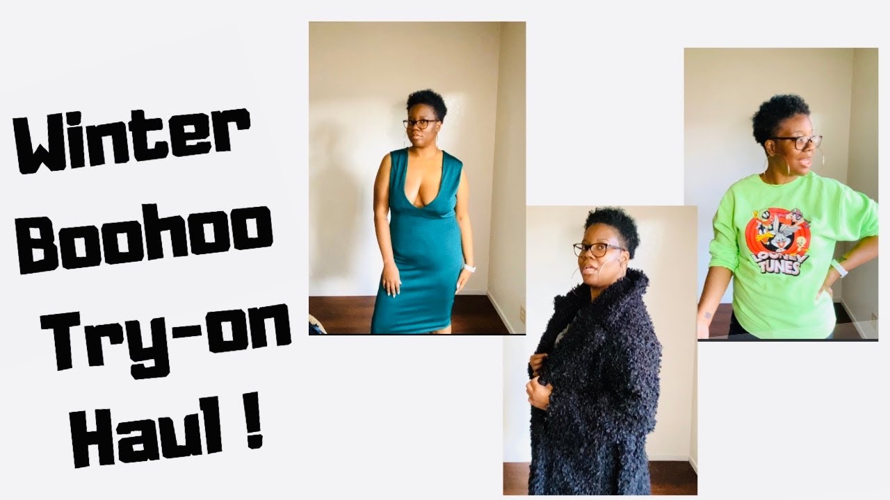 Winter BooHoo Try-On Haul 2019 | Graphic Tees, Teddy Coats - YouTube