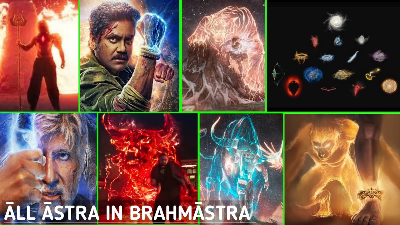 ALL ASTRA IN BRAHMASTRA || 16 Astra in Brahmasta Part One Shiva ...