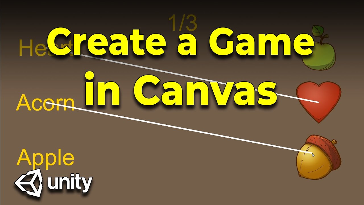 How To Create A Game In Canvas Unity Tutorial Pointer Handlers And More Youtube 5152