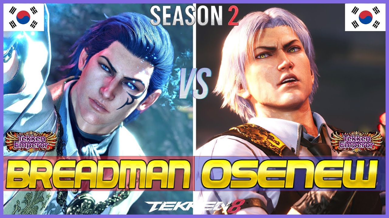Tekken 8 Season 2 BREADMAN (Claudio) Vs OSENEW (Lee) High Level ...