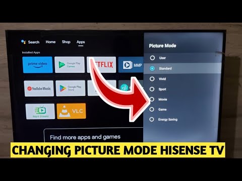How To Change Picture Mode Hisense Android Tv - YouTube