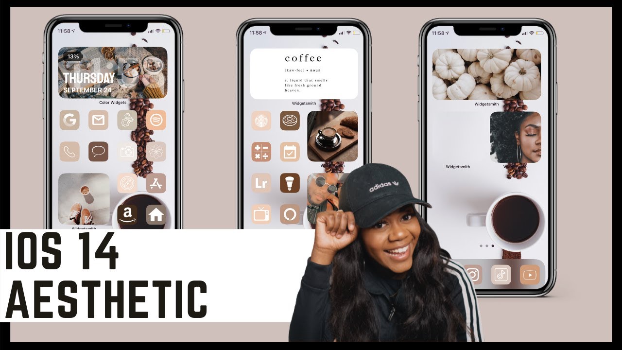 HOW TO CUSTOMIZE IPHONE WITH IOS 14 [iPhone Aesthetic] - YouTube