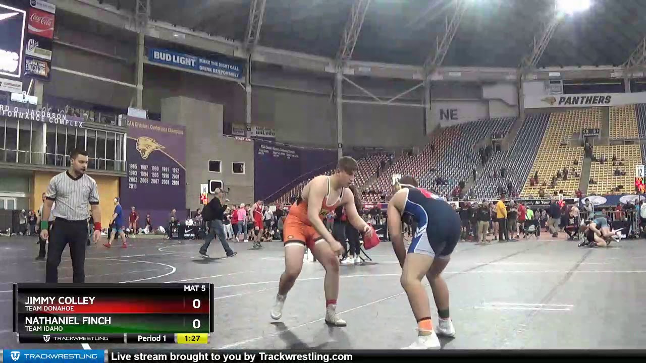 16U 195 Nathaniel Finch Team Idaho Vs Jimmy Colley Team Donahoe - YouTube