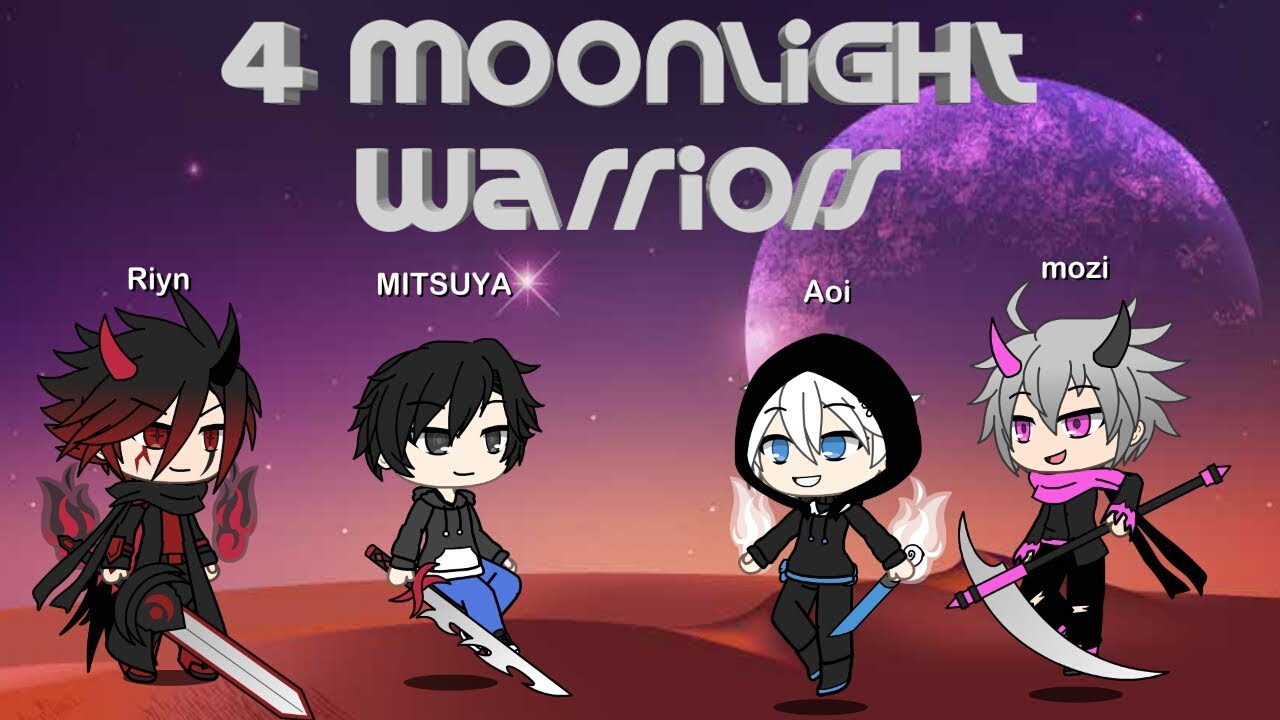 4 moonlight wariors - gacha life indonesia - YouTube