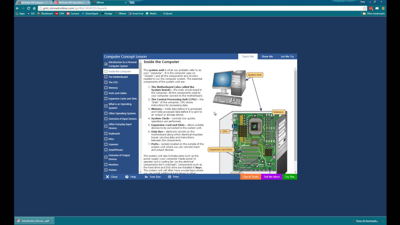 Completing Lessons in SIMnet - YouTube