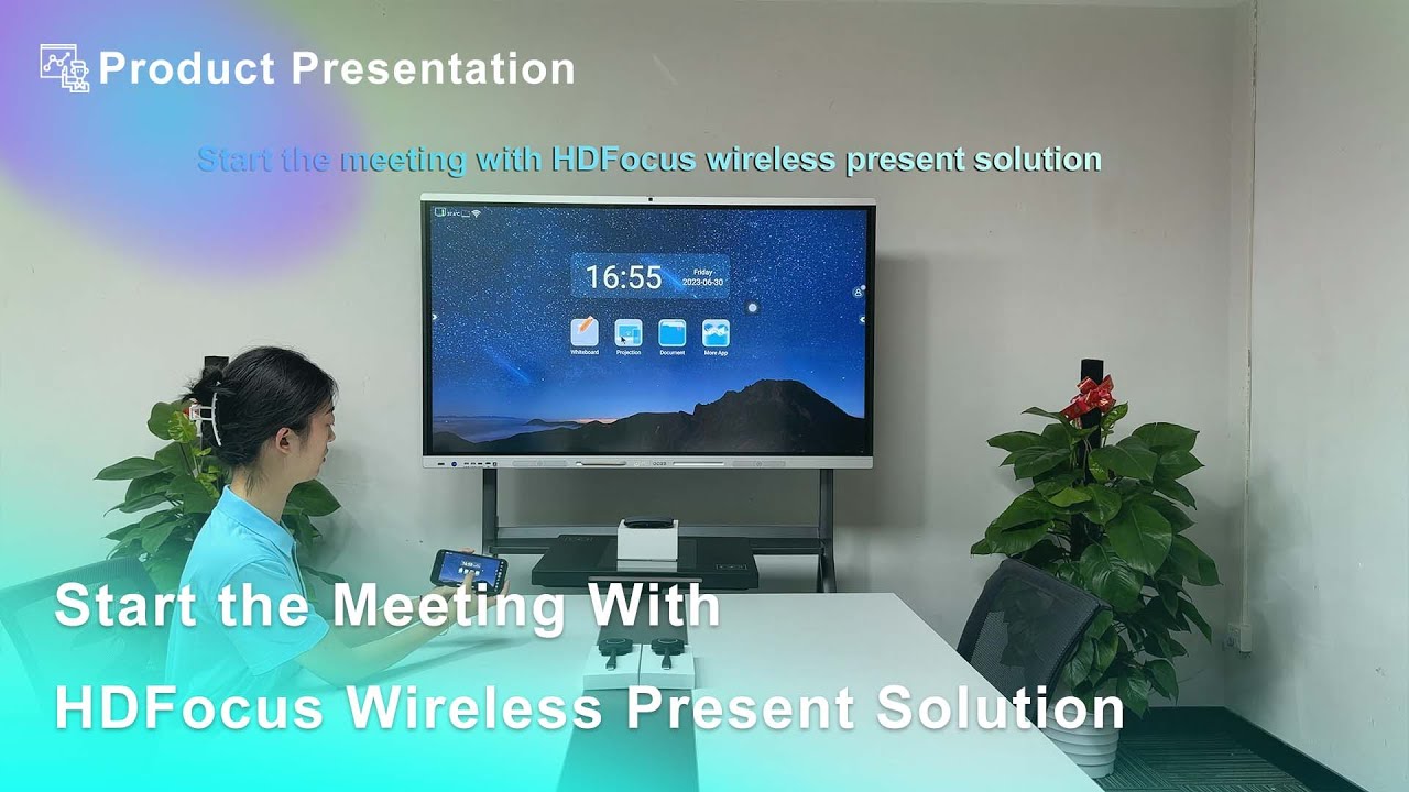 HDFocus Wireless Presentation Solution Use Introduction#wireless hdmi transmitter and receiver# ...