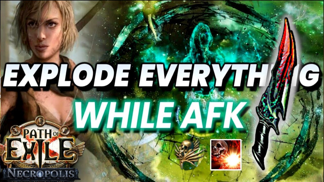 AFK (0 BUTTON) Pathfinder Build 3.24 POE - YouTube