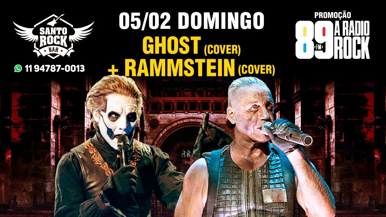 GHOST COVER (GHOSTS) E RAMMSTEIN COVER (INDUSTRIESTEIN) - YouTube